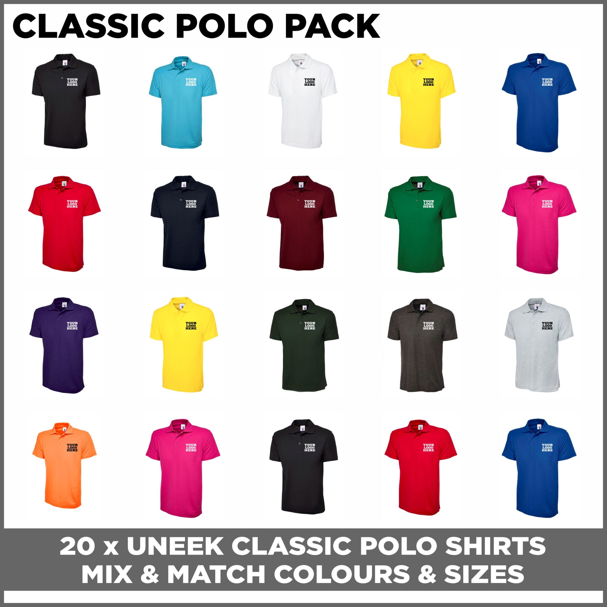 POLO SHIRT BUNDLE - The Black Shack Ltd
